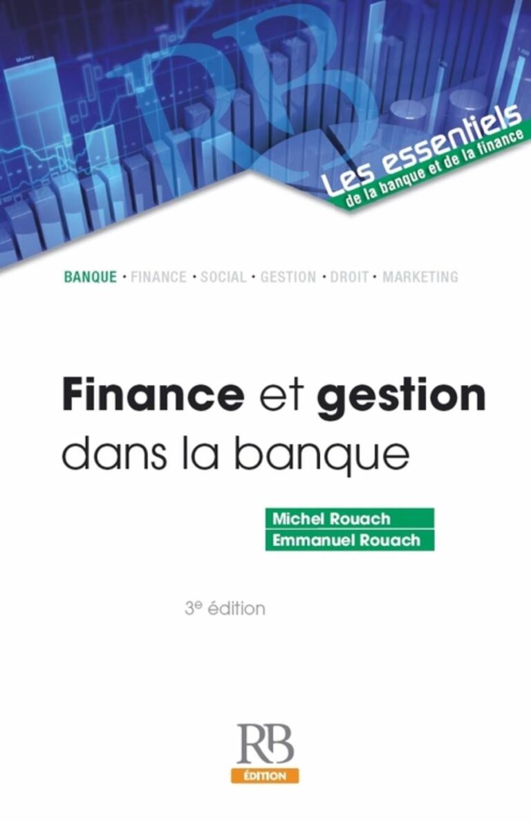 Finance et Gestion dans la Banque PDF Gratuit